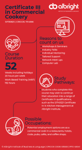 SIT30821 Certificate III in Commercial Cookery - Albright Institute of ...