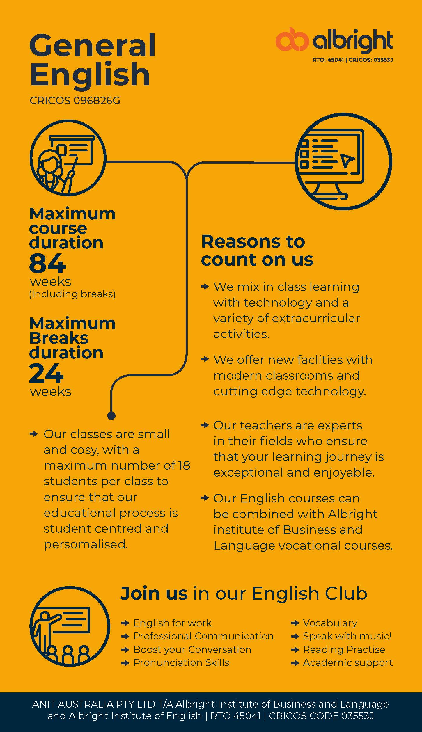 General English - Albright Institute of Business & Language